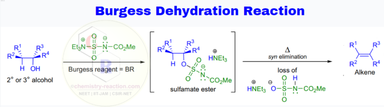 Burgess Reagent Mechanism | Burgess Dehydration Reaction
